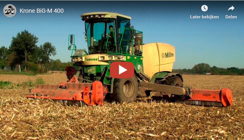 Krone BiG-M 400 mit 9,0 m Stoppelmulcher -Perfect- -- landmaschinenfilme