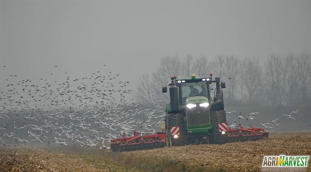 John Deere 9620RX + Vaderstad Carrier XL 825