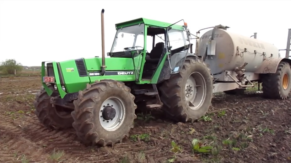 DEUTZ DX 120 (6 Zyl DeutzPowerSound)!! GÜLLE FAHREN !! Youngtimer Tractors