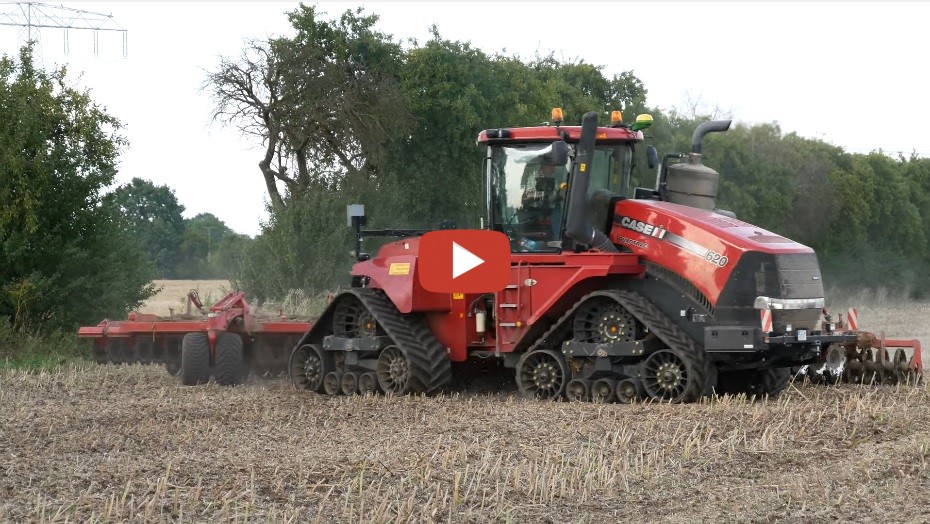 Stoppelsturtz mit Case Quadtrac 620 Sound und zweimal Claas Lexion 770