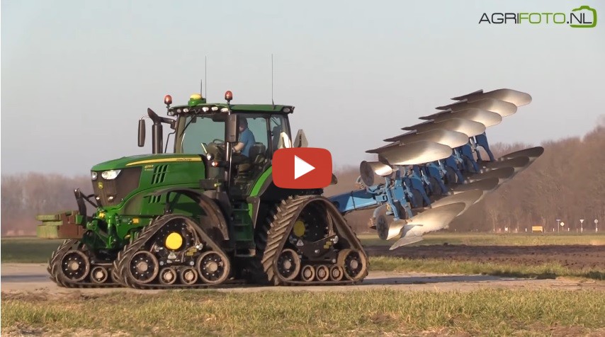 4 Track Deere | John Deere 6215R mit Zuidberg tracks | PFlügen 2018