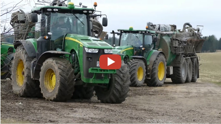 John Deere 8310R & 8420 / Samson PG 25 HWD & PG II 27 | Gülle / LIsier ...