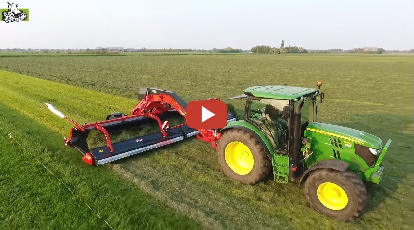 Neu: Kuhn Merge Maxx 950 erstmalig im Einsatz - kurze Info zum Bandschwader von Kuhn ...