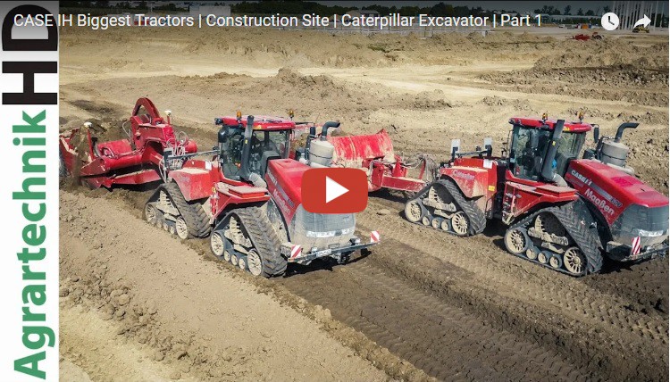 CASE IH Quadtrac 620 Traktoren und CAT Bagger | Tiefbau Maaßen ...