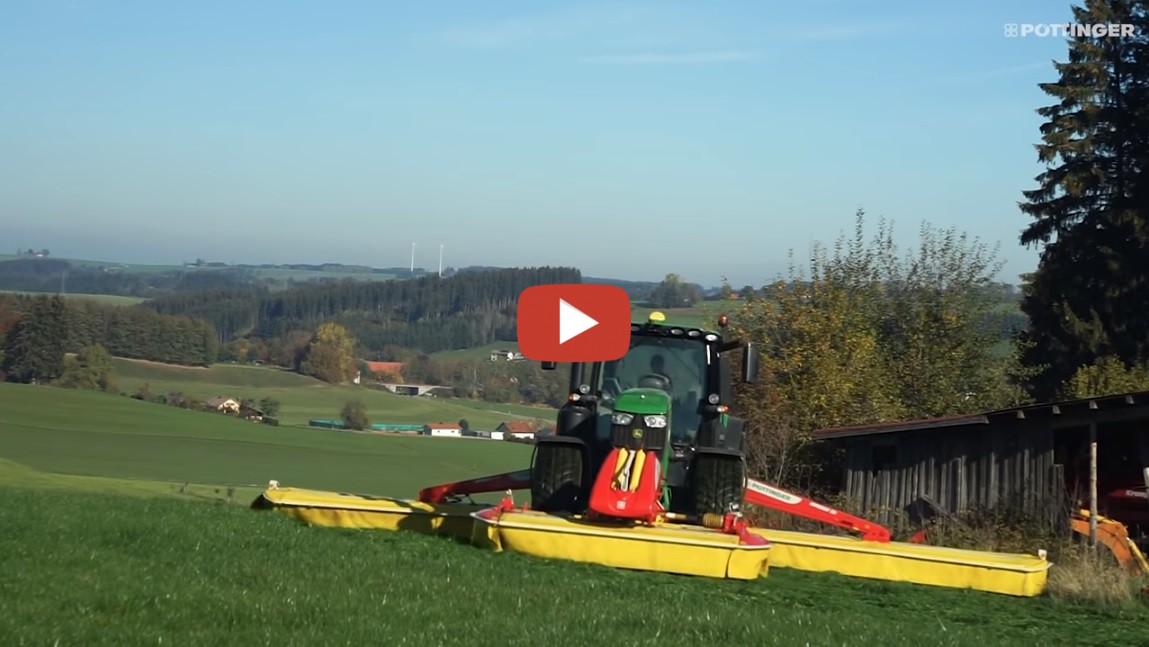 Landwirt Hansjörg Batzer aus Günzach im Allgäu (DE) PÖTTINGER ...