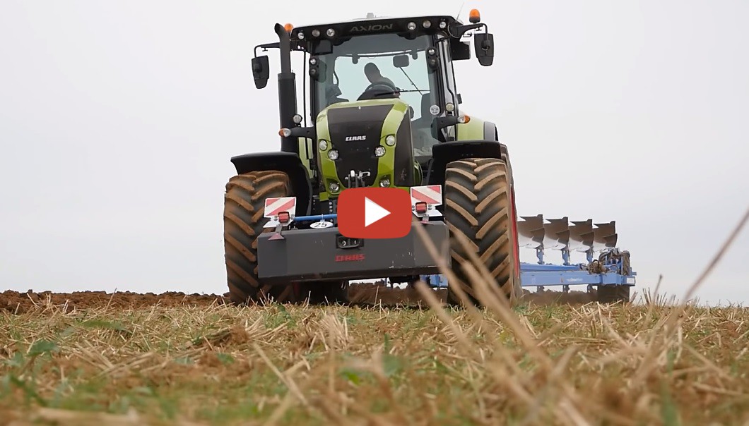 Pflügen mit Claas Axion 930 und Lemken Diamant 11