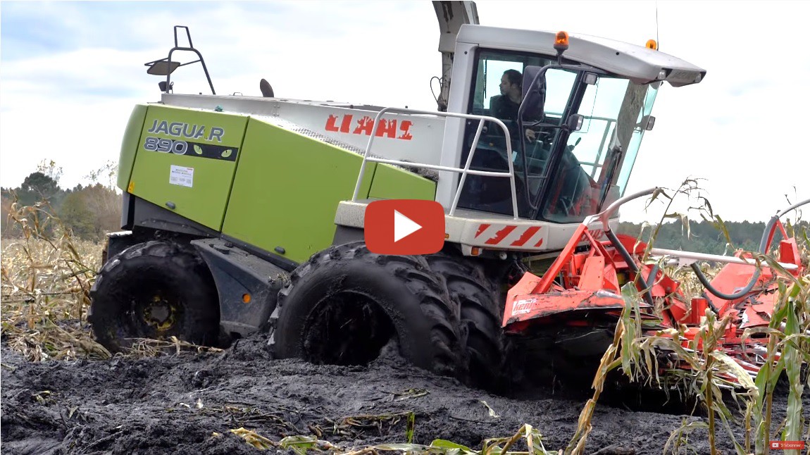 Maisernte im Schlamm 2019 XXL SILAGE in FRANKREICH mit 2x Case ih ...