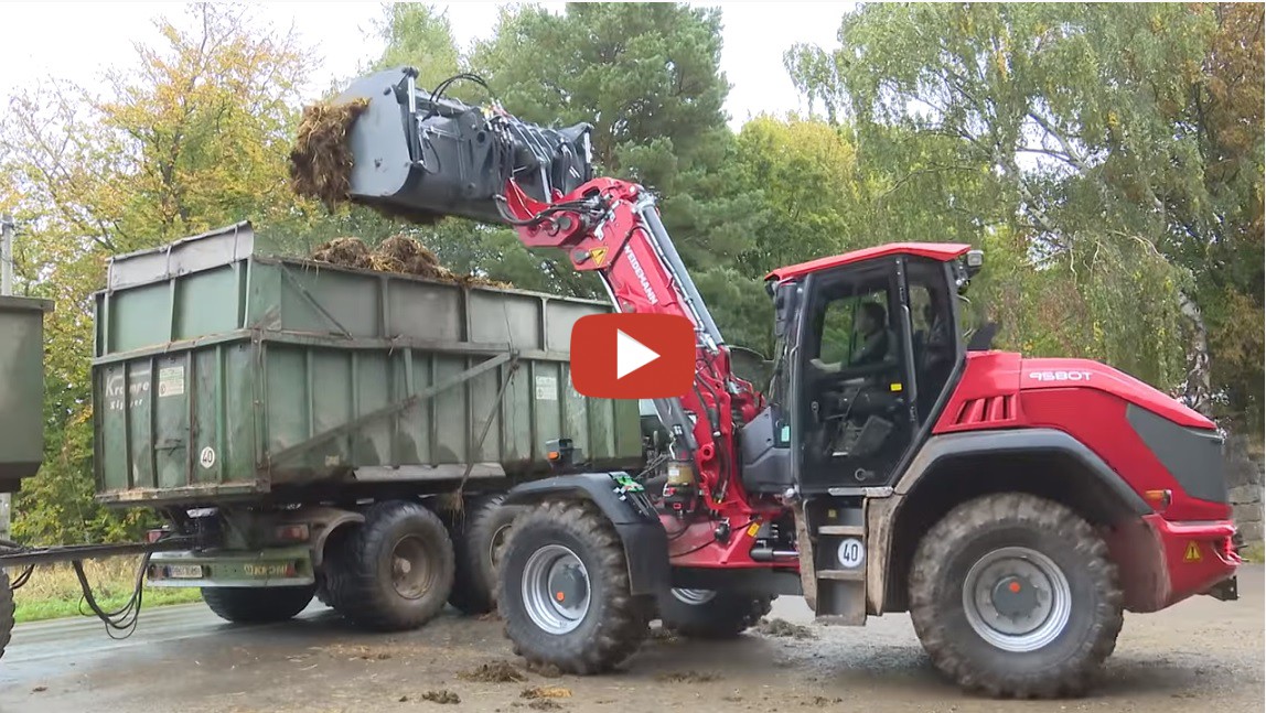 Weidemann – Teleskopradlader 9580T Einsatz in der Landwirtschaft ...