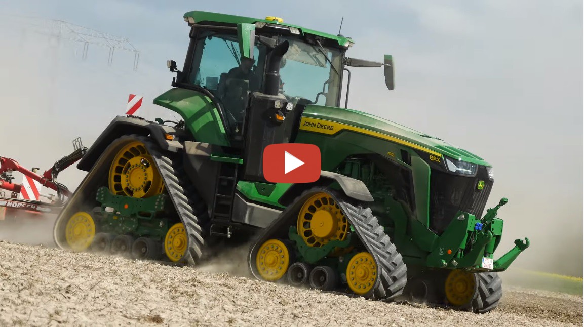 John Deere 8RX - The Green Beast! - Zu sehen ist der Brandneue John ...