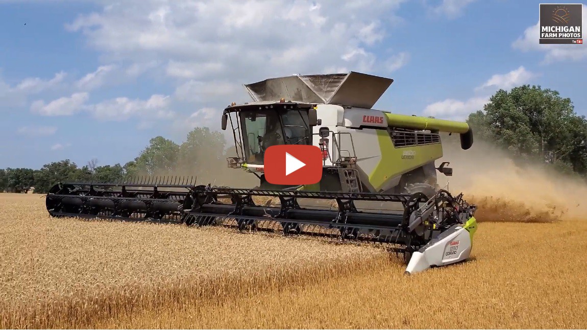 BRAND NEW 2020 Claas Lexion 8600 und Claas Lexion 750 in einem 160 ...