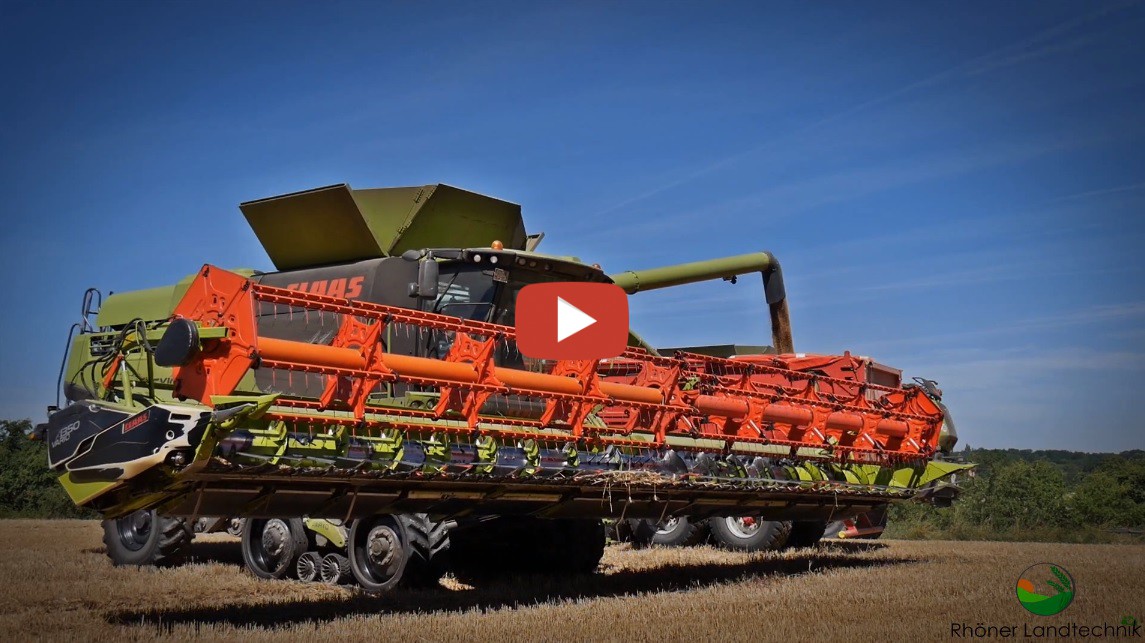 Rhöner Landtechnik -- Weltweit einzigartigen Claas LEXION 795 Monster ...