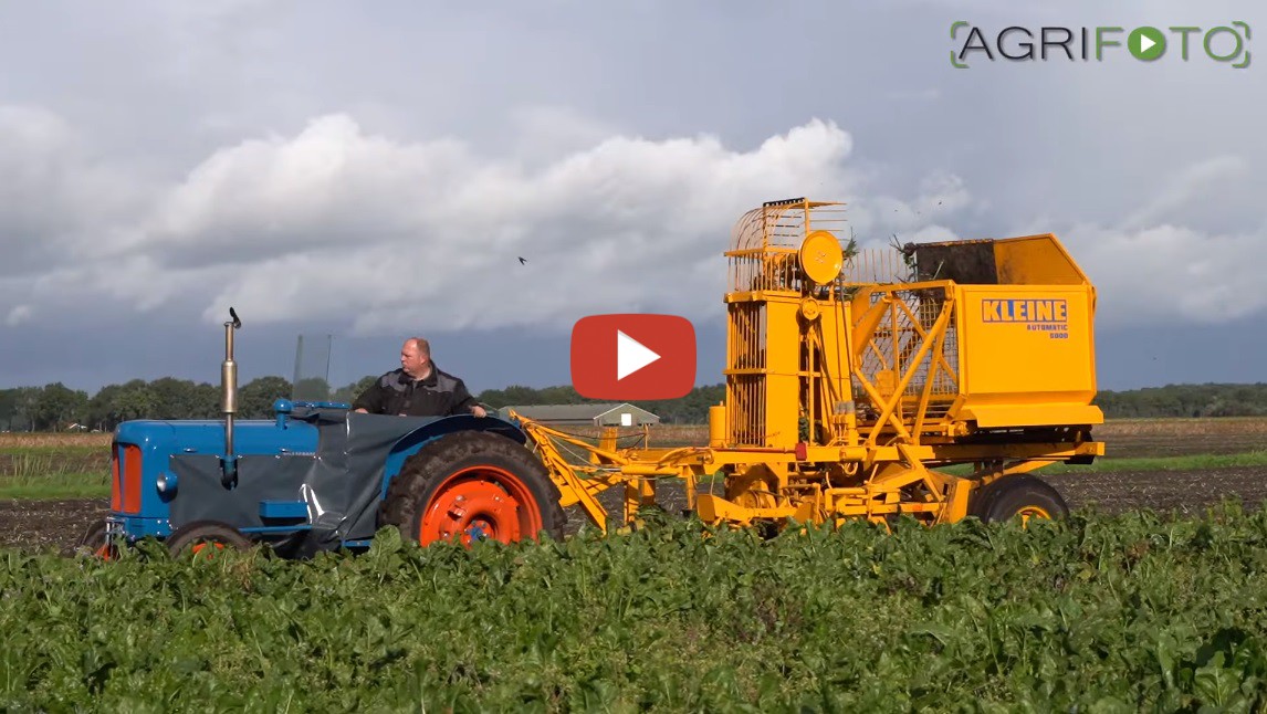 Agrifoto -- Oldtimer-Zuckerrübenernte mit Schmotzer, Stoll & Kleine ...