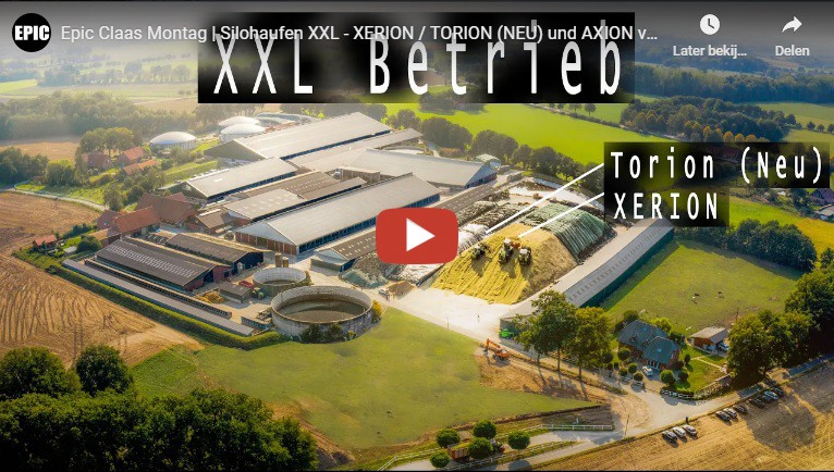 Epic Claas- Silohaufen XXL Sowohl mit einem CLAAS Xerion 4200 NEU ...