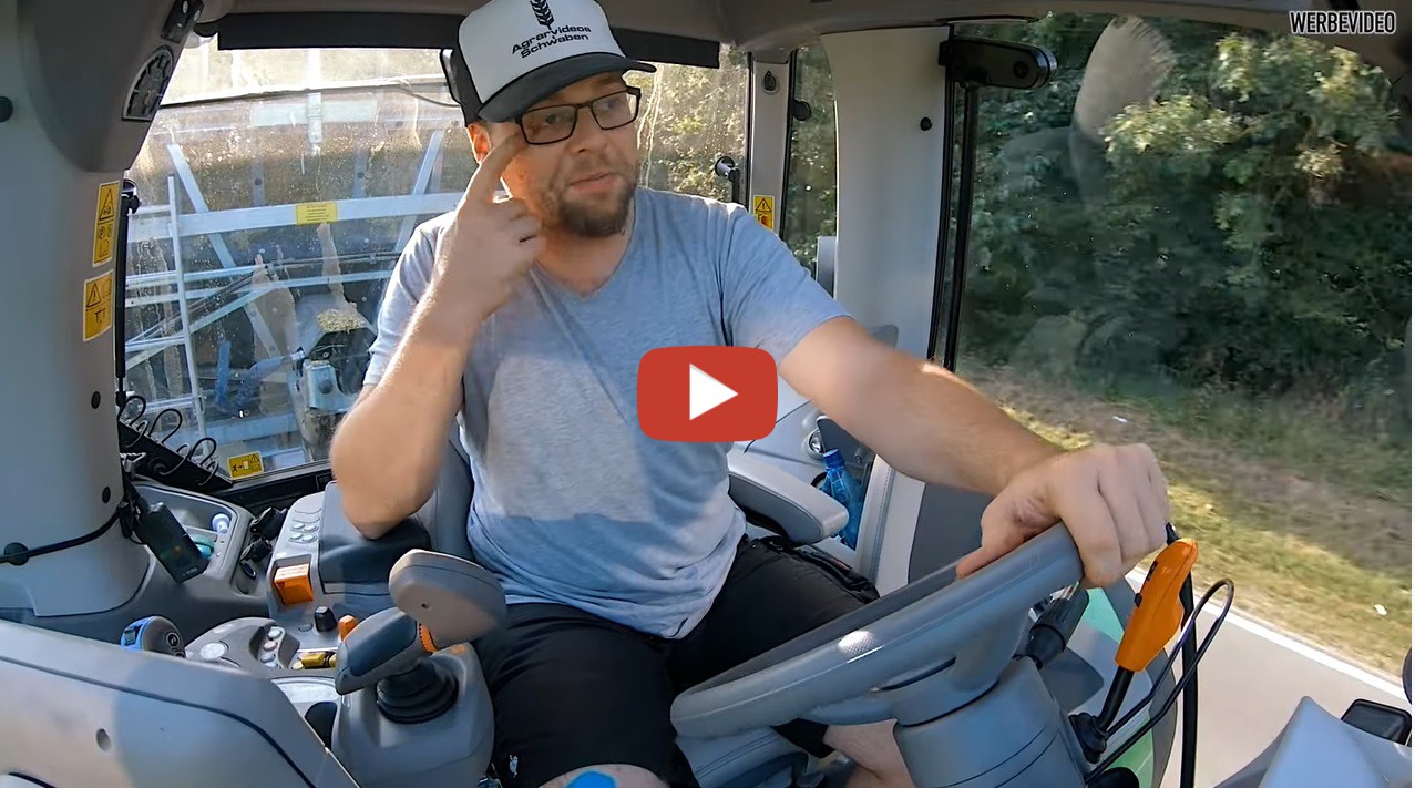 Es ist soweit mit dem Deutz Fahr Agrotron 7250 TTV und dem Fliegl ASW ...