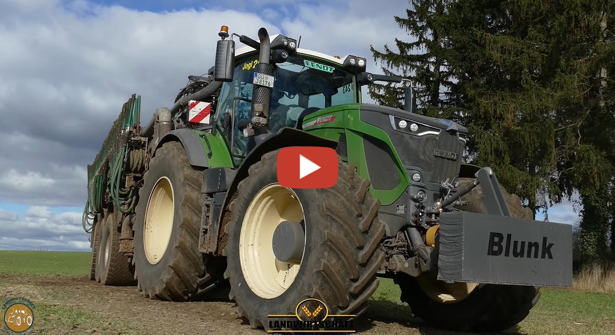 Wir sind erneut zu Besuch beim Lohnunternehmen Blunk. Übers Jahr ...