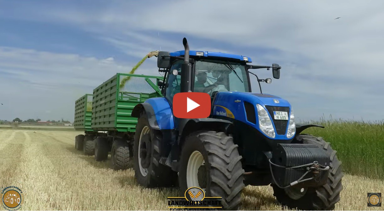 *Roggen GPS 2022 Lohnunternehmen Dömling mit einem Claas Jaguar ...