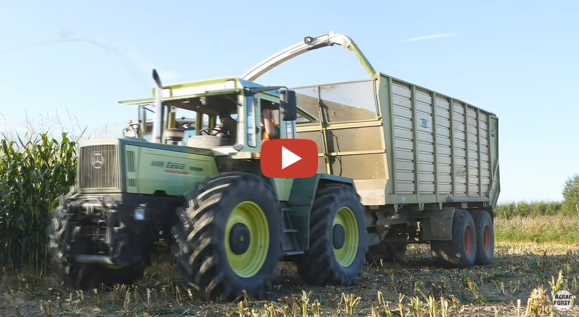 TRAC Technik - JCB gegen MB Trac -- Bei der Bioerdgasanlage Hallertau ...