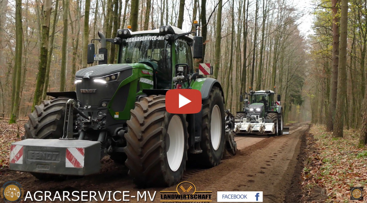 Forstwege erneuern 2023 Forst & Flurwegebau mit Agrarservise-MV - 3x ...