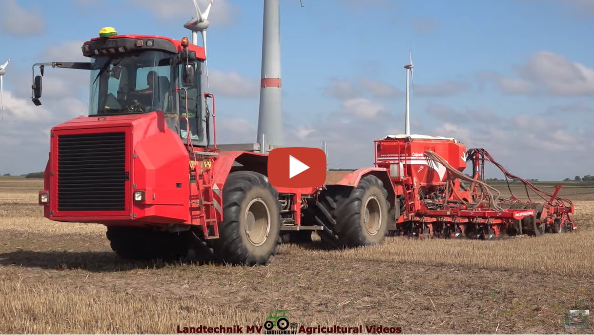 Rapsaussaat mit einem Holmer Terra Variant und einer Czajkowski ST 300 ...