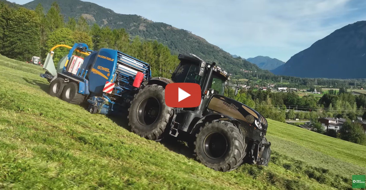 agropictures 2023 -- Lohnunternehmen Gumpi Team: Rundballenpressen ...