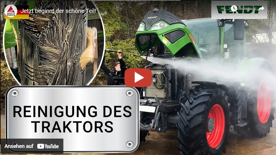 Jetzt beginnt der schönste Teil der Aufbereitung − das Fendt Team ...