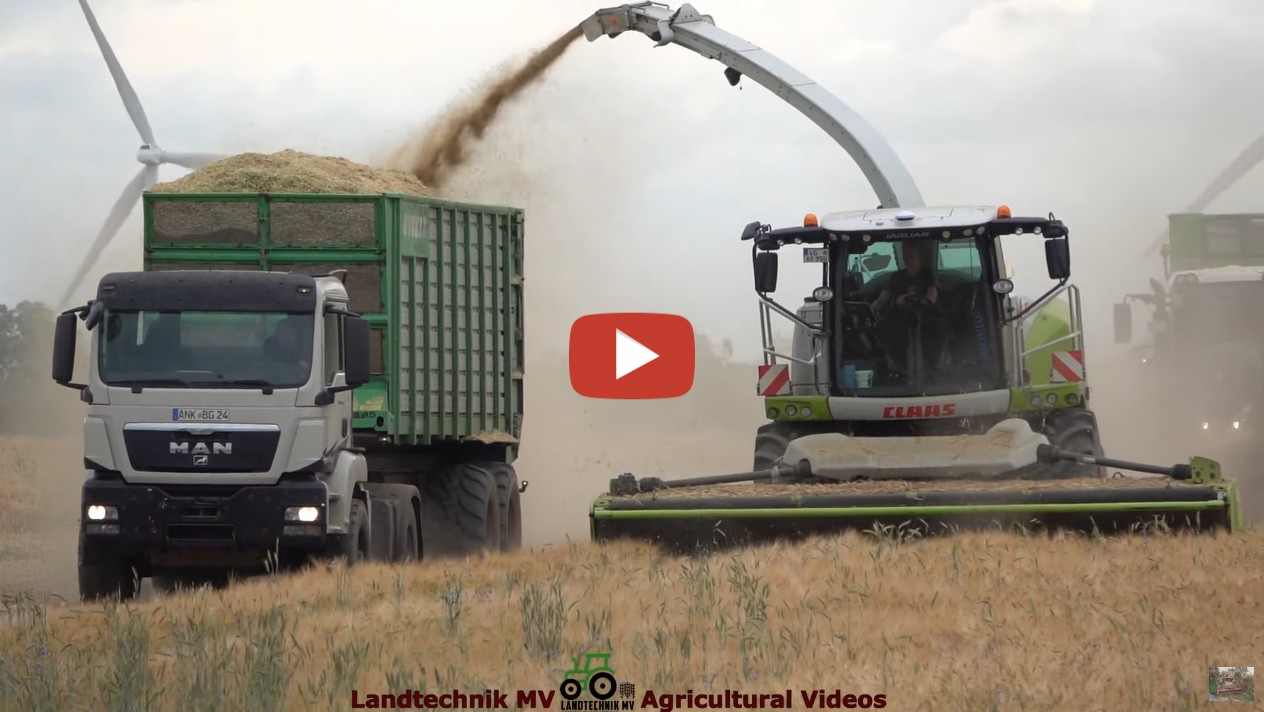 Landtechnik MV - Agricultural Videos -- Agrarservice Rustow mit einem ...