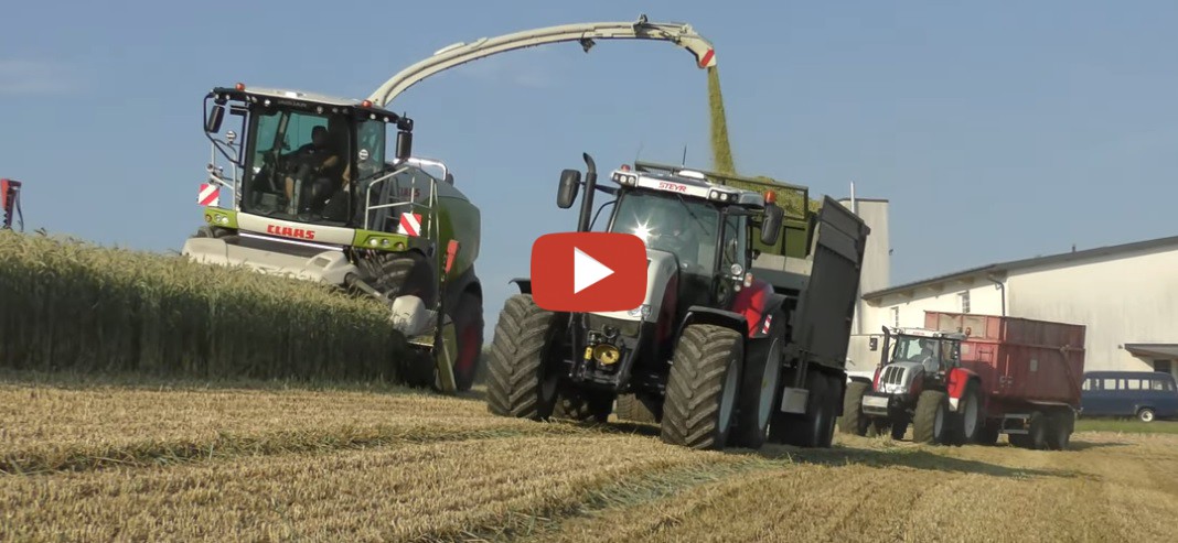 GPS Häckseln 2023 -- Ein nagelneuer Claas Jaguar 970 vom LU ...