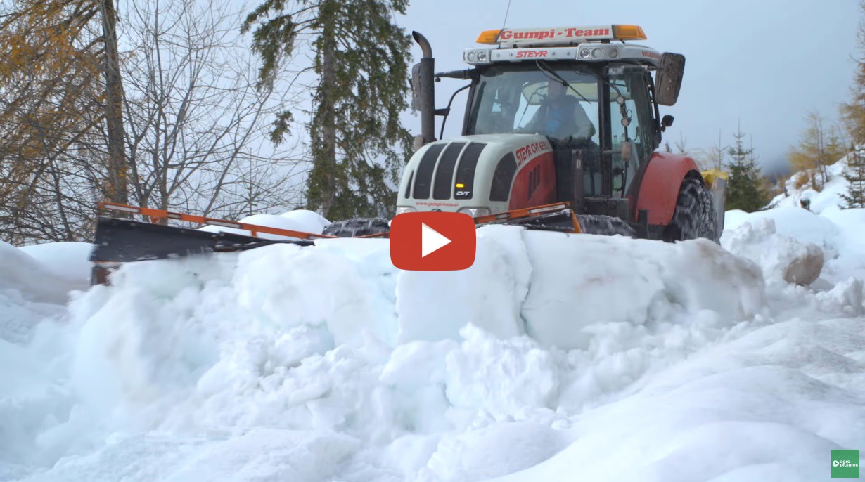 Osttirol -- Winterdienst in Österreich beim Gumpi Team | Schneefräsen ...