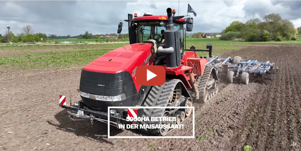 Maisaussaat 2024 bei 5000 Hektar Betrieb! Fendt und Case ih Quadrac ...
