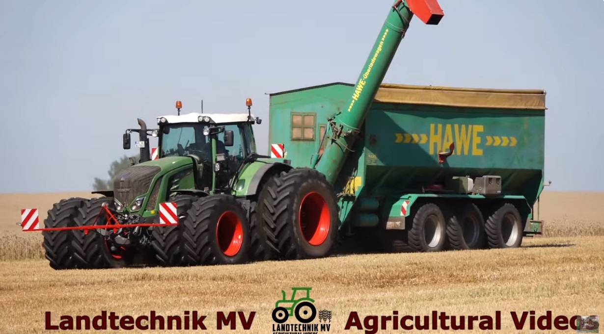 Landtechnik MV - Agricultural Videos -- Getreideernte mit 9 ...